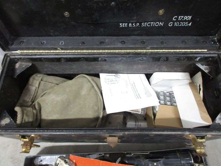 Telco equipment installers tool boxes, 20"W x 7 1/2"D x 10"H and 20"W x ...