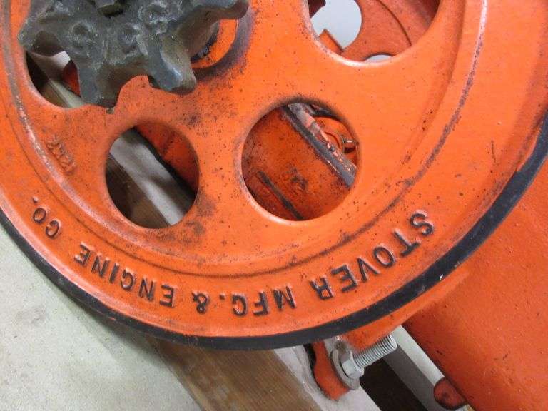 Stover 2 HP hit & miss engine with crank, serial no. KA194397, 21"W x ...