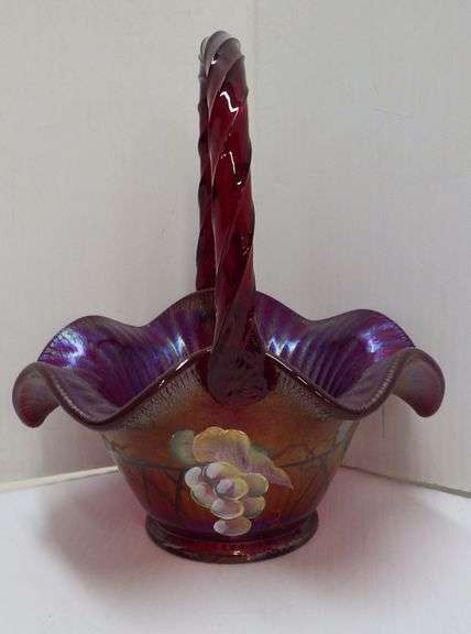 Fenton hand painted artist signed and Dan Fenton signed no. 1966 ...