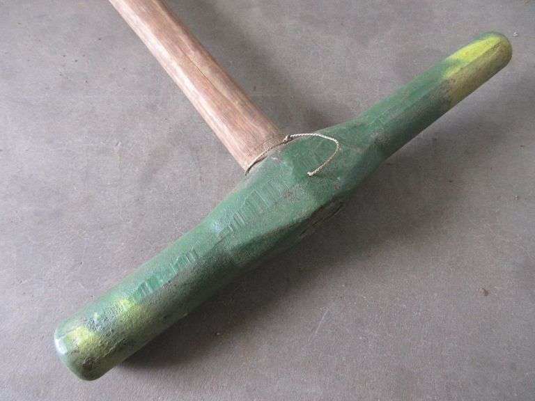 Railroad 10 lb. spike maul, 1" and 1 1/2"Dia, 15"L, designed with and ...