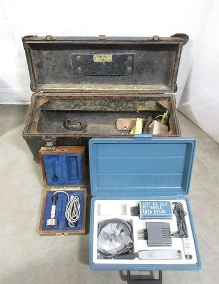 Telco equipment installers tool boxes, 20"W x 7 1/2"D x 10"H and 20"W x ...