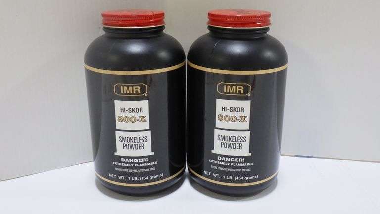 (2) Full 1 lb. cans of 800X shotgun and pistol powder - Albrecht ...