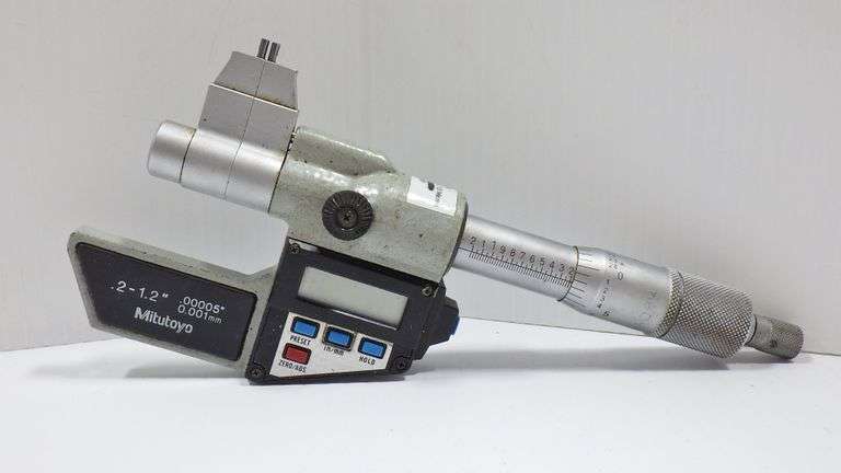 Mitutoyo 0.2" to 1.2" digimatic inside micrometer with SPC output, very ...