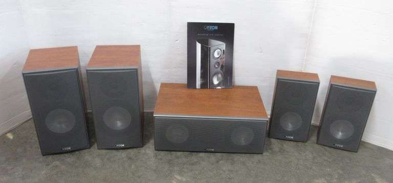 Canton 5-Speaker surround sound theatre system, made in Germany, high ...