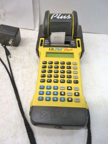 Brady ID Pro Plus wire labeler, works as it should, could use new ...