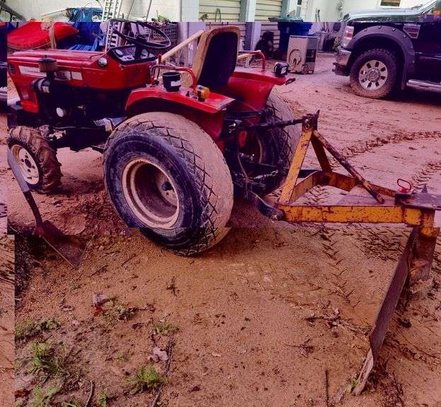 Yanmar 180D Mid 80s 4WD Diesel Tractor with Back Blade, (200 Hours on ...