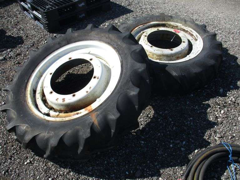 Ford Tractor, (2) rims and centers, 28" rims, good, used - Albrecht ...