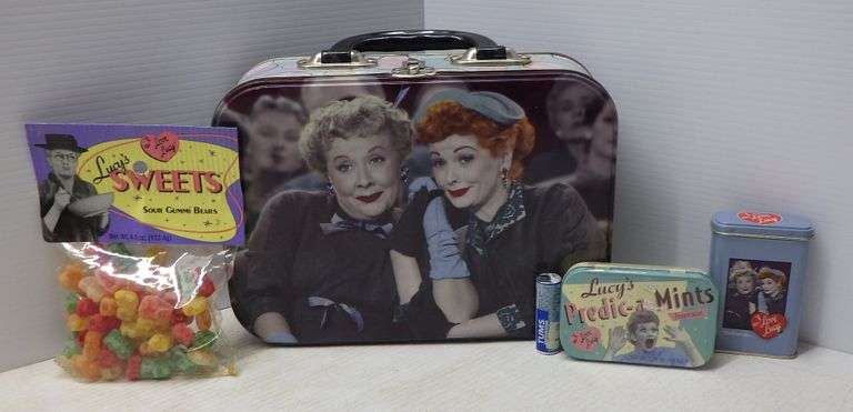 I Love Lucy lunch box, old - Albrecht Auction Service