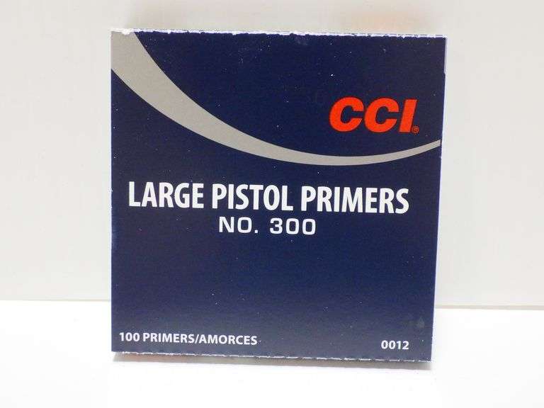 (1,000) CCI No. 300 large pistol primers - Albrecht Auction Service