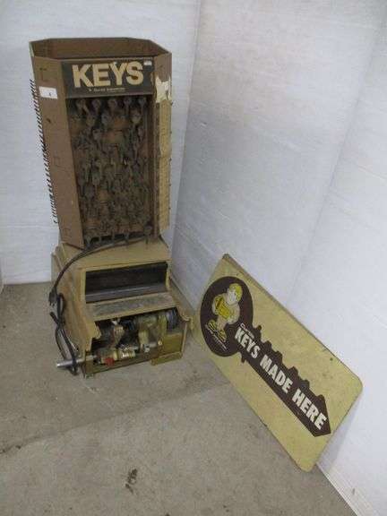 Complete Curtis Key machine with display, works, good - Albrecht ...