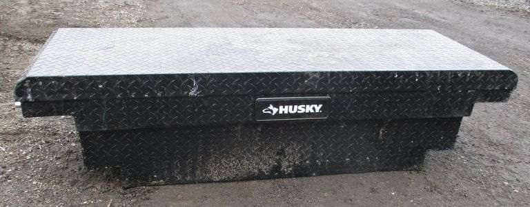 Husky tool box truck bed unit, 61" x 20" x 17", good - Albrecht Auction ...