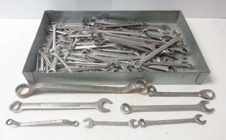 Group of approx. (75) wrenches, box end open end, multi-wrench off set ...