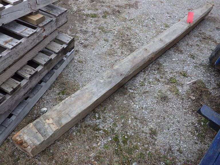 Wood beam, 6" x 6" x 10' - Albrecht Auction Service