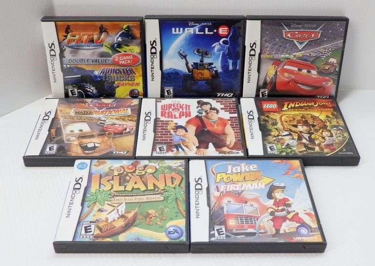(8) Nintendo DS games, include: Wall-E, Cars, Cars: Mater-National ...