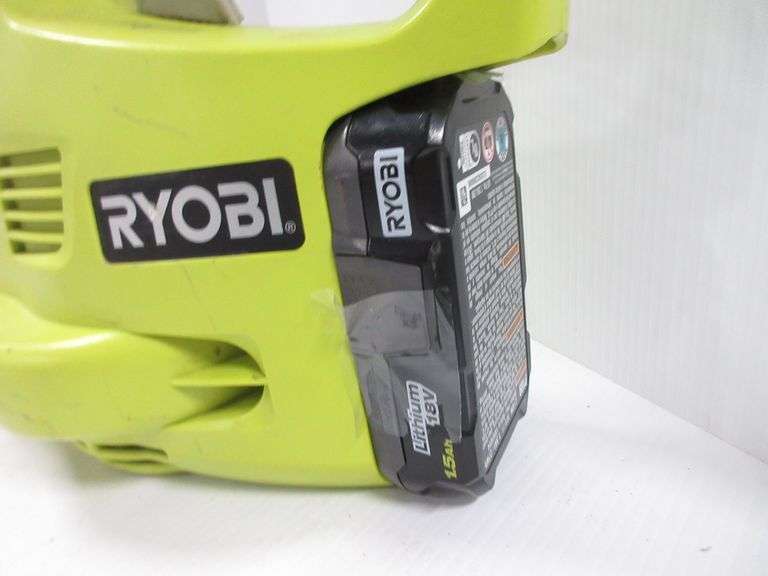RYOBI P2105 blower with battery, works - Albrecht Auction Service