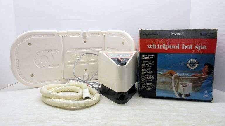 Pollenex whirlpool hot spa, in good condition - Albrecht Auction Service