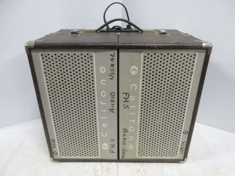 Califone 1130K stereo record player, works great - Albrecht Auction Service