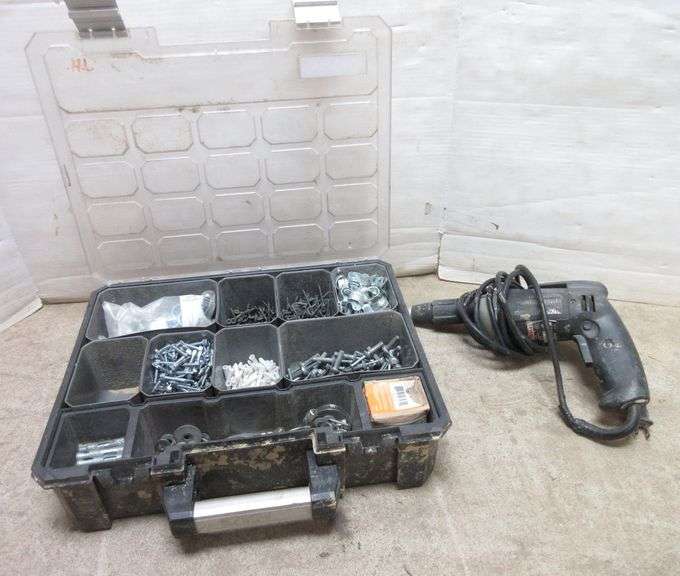 Husky fastener organizer with screws, rivets, and clips; Porter Cable ...