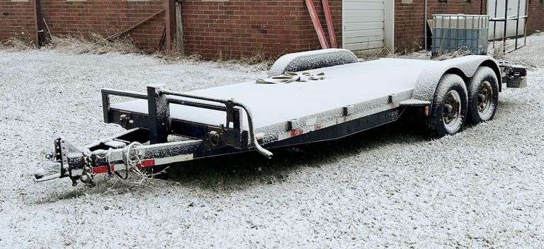 2003 Mac-Lander Trailer with Ramps, Steel Deck, 12,000 lb. GVW, Clean ...