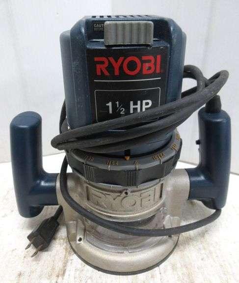 Ryobi 1.5 HP Router, works, no blade - Albrecht Auction Service