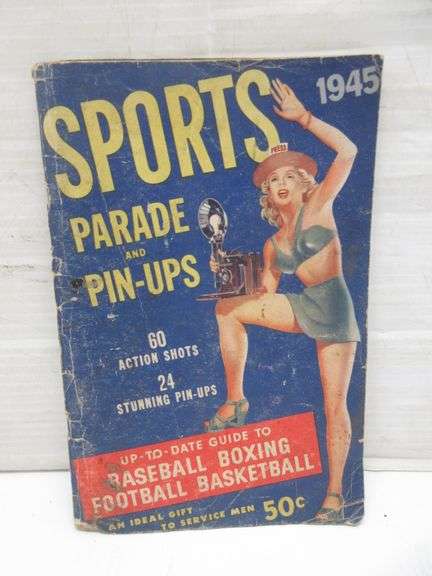 1945 Pin Up Magazine Sports Parade And Pinups With 24 Pin Up Photos