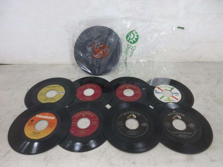 (25) Vinyl 45 RPM records loose, including: Jewel Akens, Jimmy Beasley ...