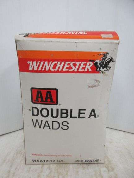 Winchester 12-gauge, Double A Wads - Albrecht Auction Service