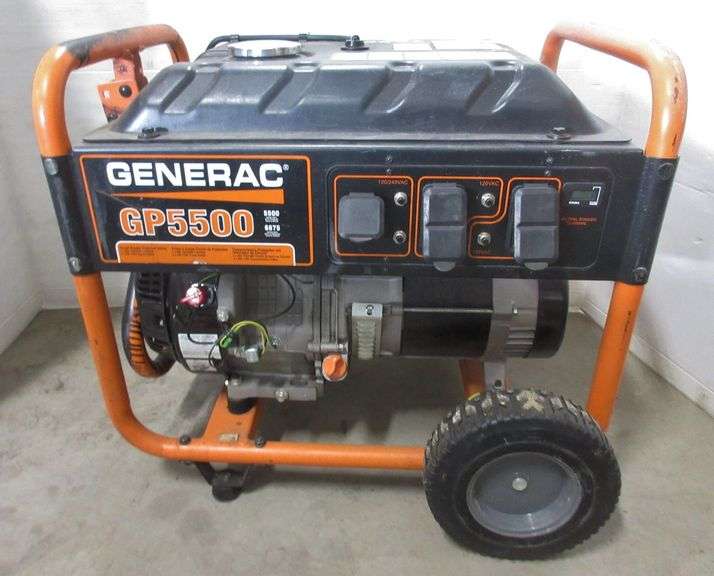 Generac GP5500 generator, great - Albrecht Auction Service