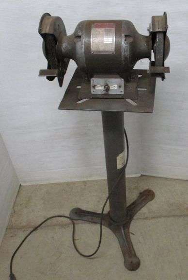 Buffalo machine tool, 1/2 HP Bench top grinder with stand, works great ...