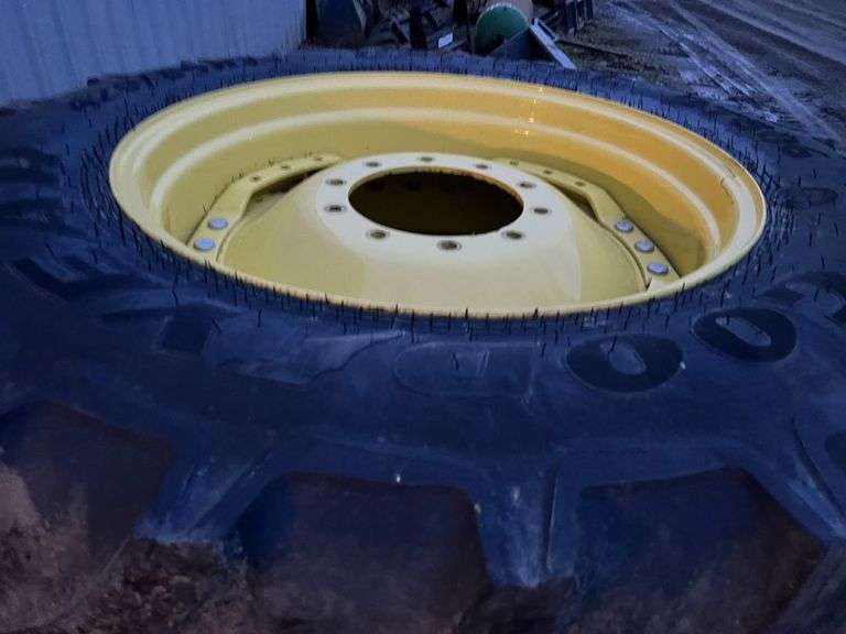 (4)-420/85R34 Front Duals for John Deere 8000 to 8000R Tractors ...