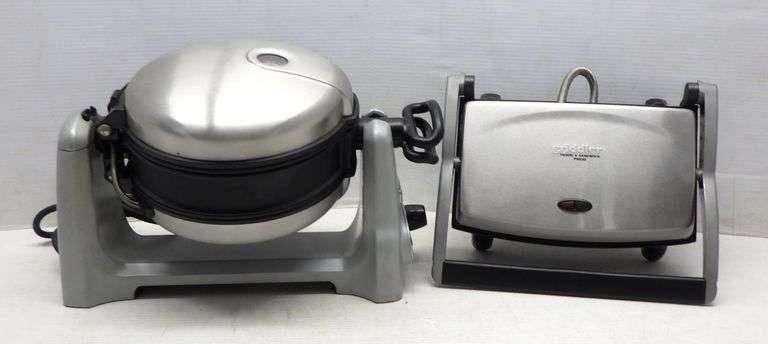 Kitchenaid Pro-Line Waffle Maker; Griddler Panini Maker - Albrecht ...