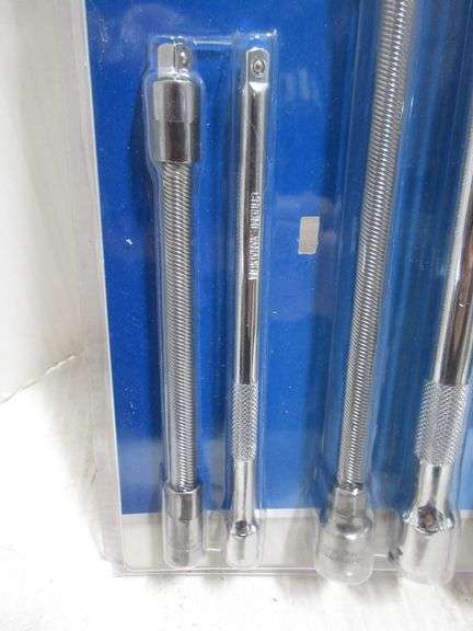 Jobsmart, 6-piece extension bar set, includes: 1/4", 3/8", and 1/2 ...