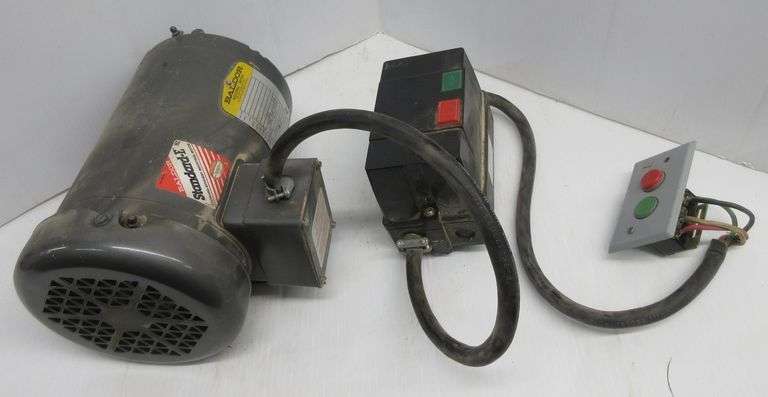 Baldor Industrial motor, 2HP, 3PH, 3450 RPM, 14 1/2"H frame, this motor ...