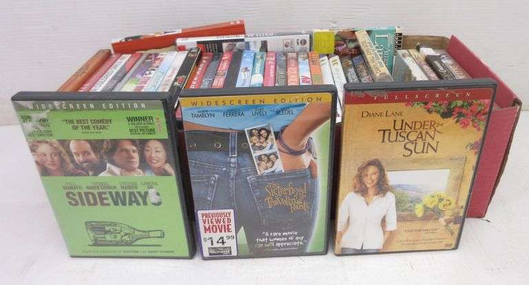 (35) DVDs, includes: Comedies, cartoons, western, growing up stories ...