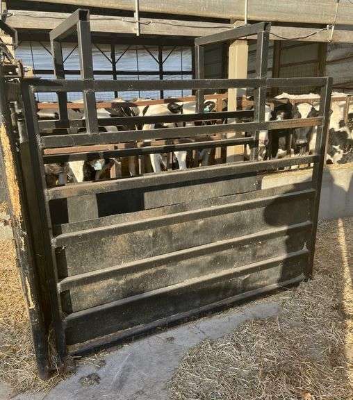 Foremost Head Gate with Custom Chute - Albrecht Auction Service