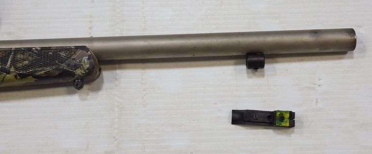 Traditions 50-caliber muzzleloader with Next scope, front sight needs ...