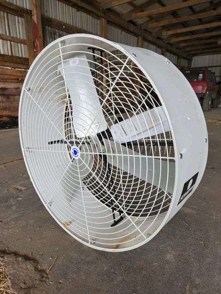 This item Selling ABSOLUTE! ~~~ (2)-Schaefer 36" Barn Fans, 3-Phase ...