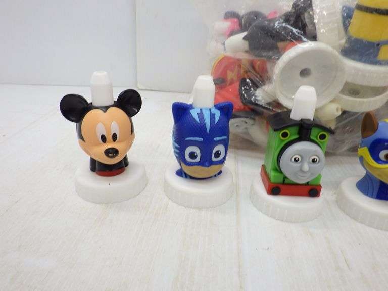 (24) Good 2 Grow bottle toppers, includes: Disney, Marvel, and ...