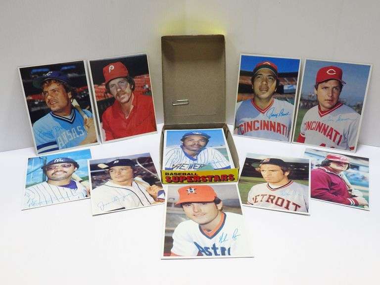 (48) 1980 Topps baseball superstars photo cards, includes: Pete Rose ...