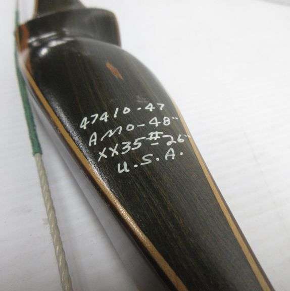 Ben Pearson Bronco recurve bow, 47"W, very nice, lightly used ...