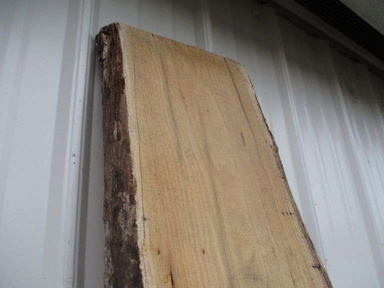 Black locust live edge rough sawn wood, 11" to 13"W x 1 1/2"Thick x 93 ...