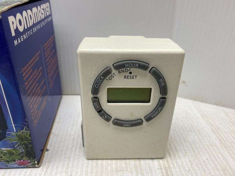 Pond pump, timer, and (2) alternators, all work - Albrecht Auction Service