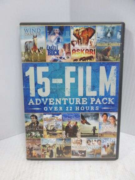 3-Disc Animal Adventures DVD set, includes: Wind Dance, Robinson Crusoe ...