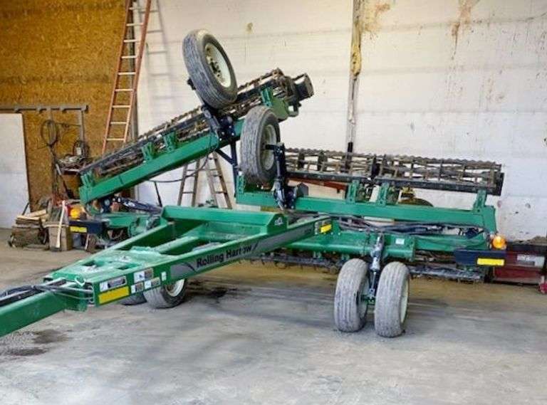 Unverferth 1225 Rolling Harrow, 34'W, Double Basket, Good Condition ...