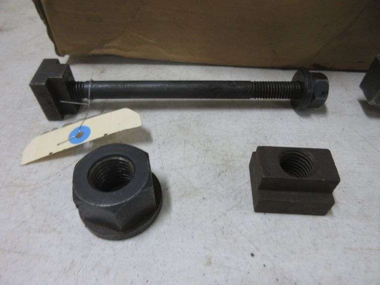 Tray full of machinist milling machine hold down tooling, includes: T ...