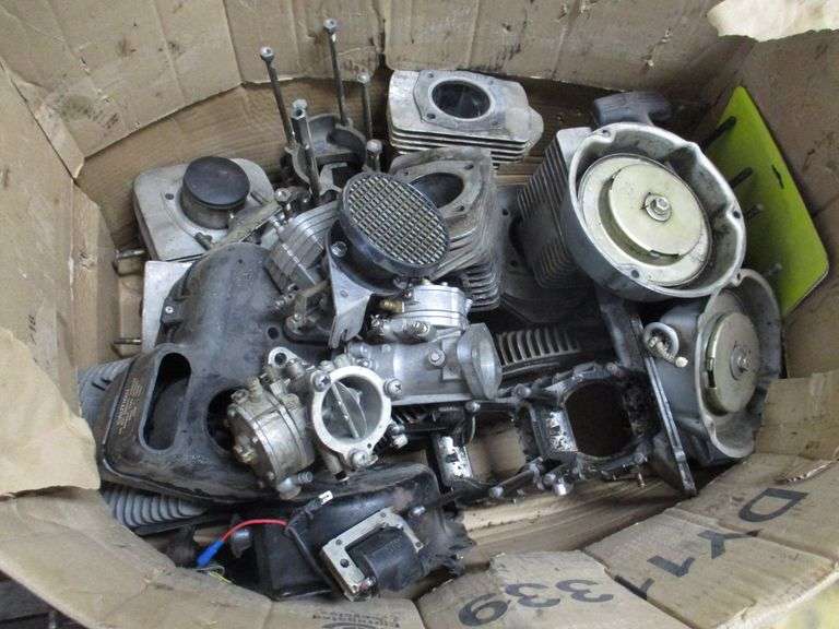 Older snowmobile parts, John Deere and Arctic Cat, includes; Arctic Cat ...