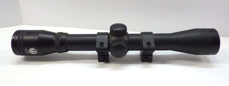 Ruger rifle scope 4x32 easy click adjustments ideal for 22-rifle, 11 1/ ...