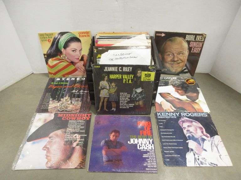 (49) Records, include: Burl Ives, Larry Gatlin, Johnny Cash, Connie ...