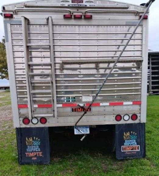2009 Timpte 40' Aluminum Grain Hopper, 102" x 84", Air Ride, Commercial ...