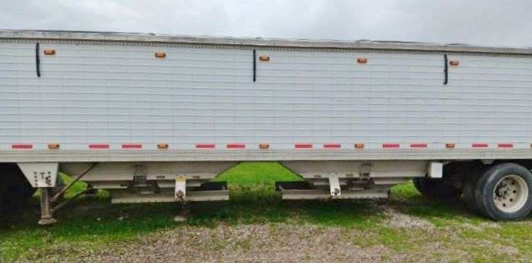 2009 Timpte 40' Aluminum Grain Hopper, 102" x 84", Air Ride, Commercial ...